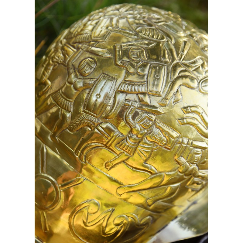 Elmo da cavalleria romana Ribchester. La Casa del Recreador