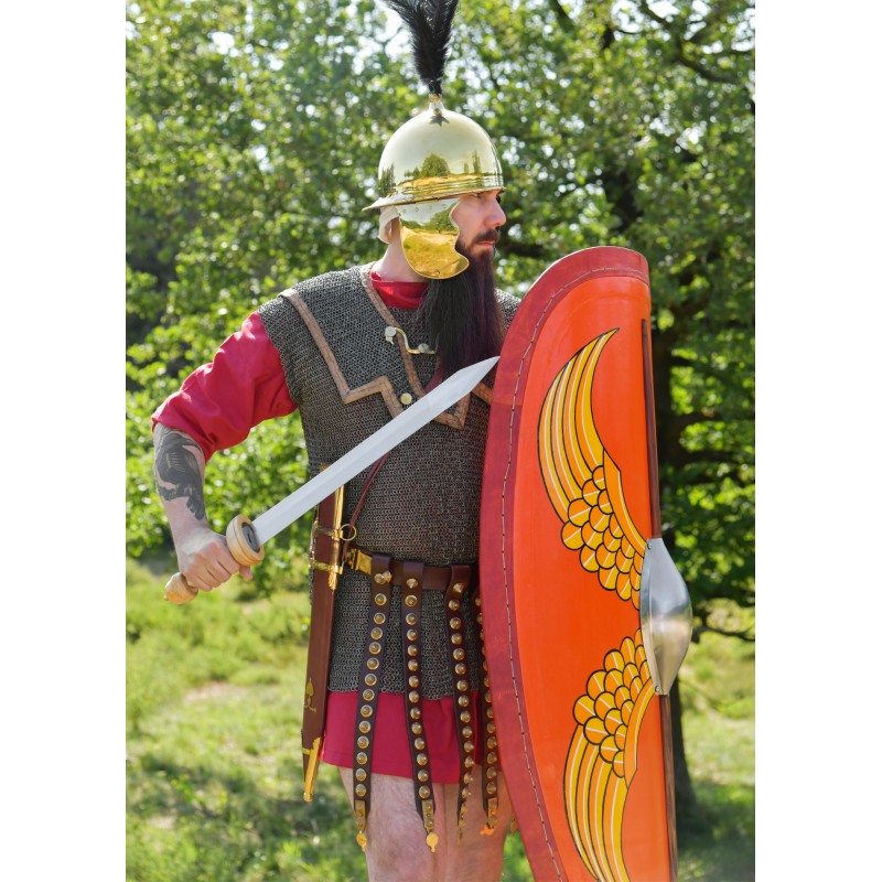 Scudo romano di tipo ovale utilizzato nella Repubblica romana.