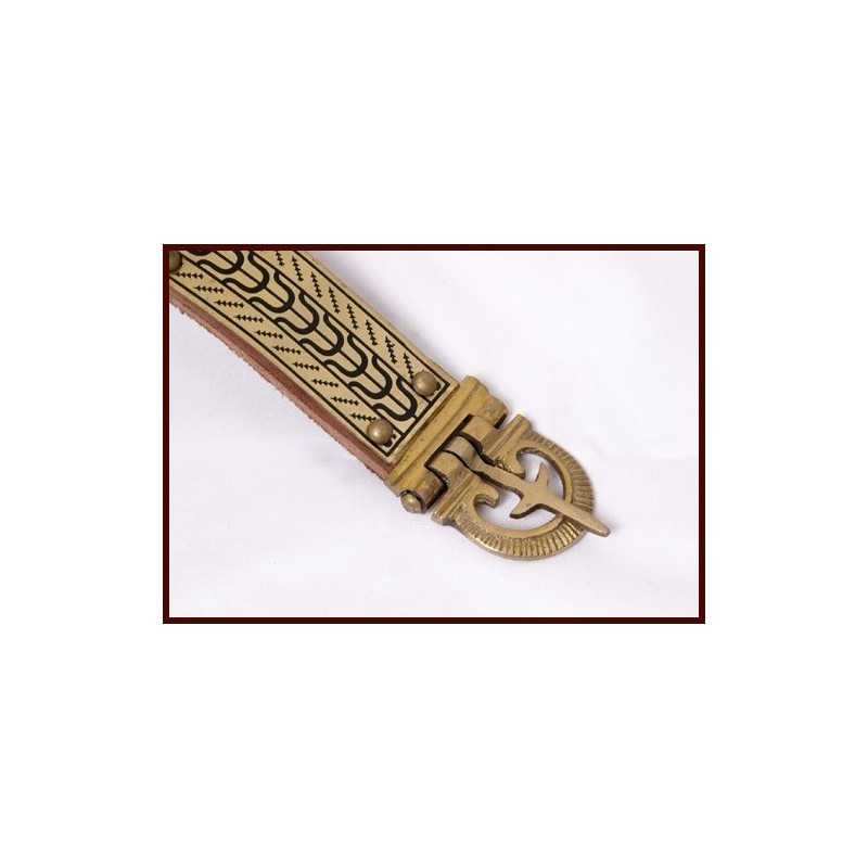 Cinturón Militar Romano Con Faldellín Y Placas Anchas