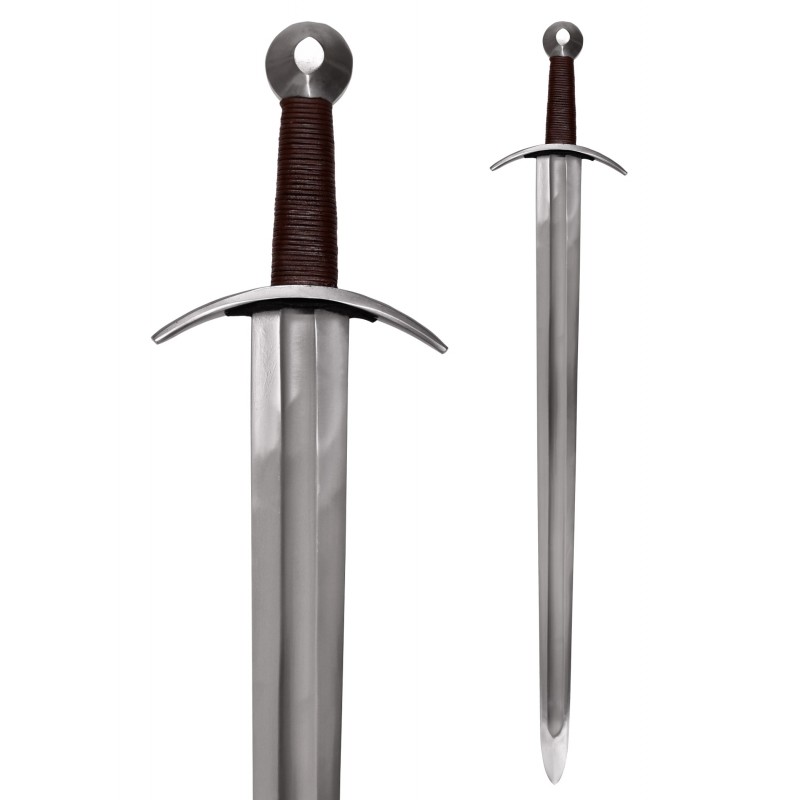 Espada castellana de una mano para la recreación histórica.