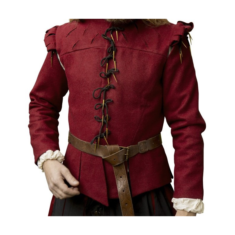 Giubba spagnola in lana con chiusura frontale