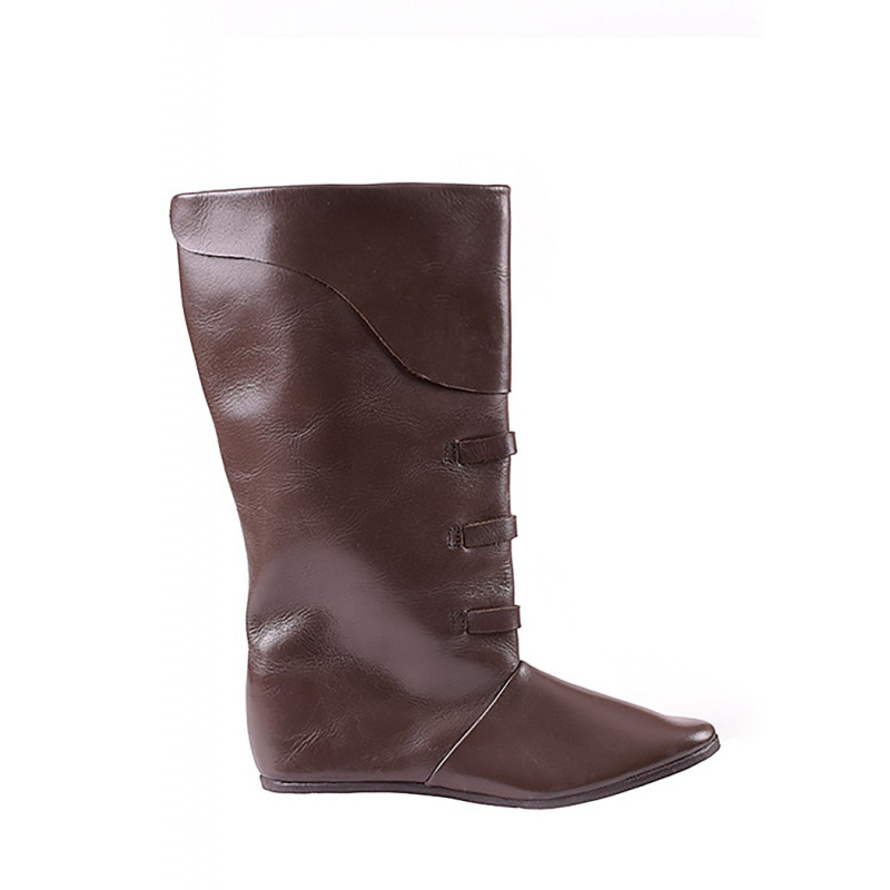 Bota Medieval De Caballeria, Siglos XIV-XV