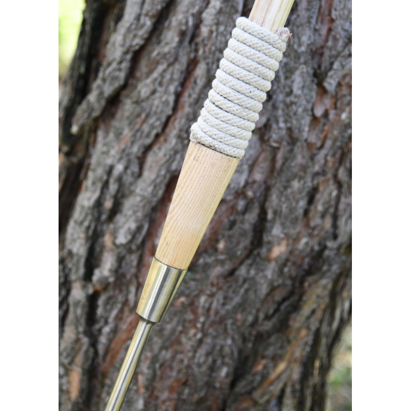 Pilum leggero con asta in legno e punta in ferro incorporata