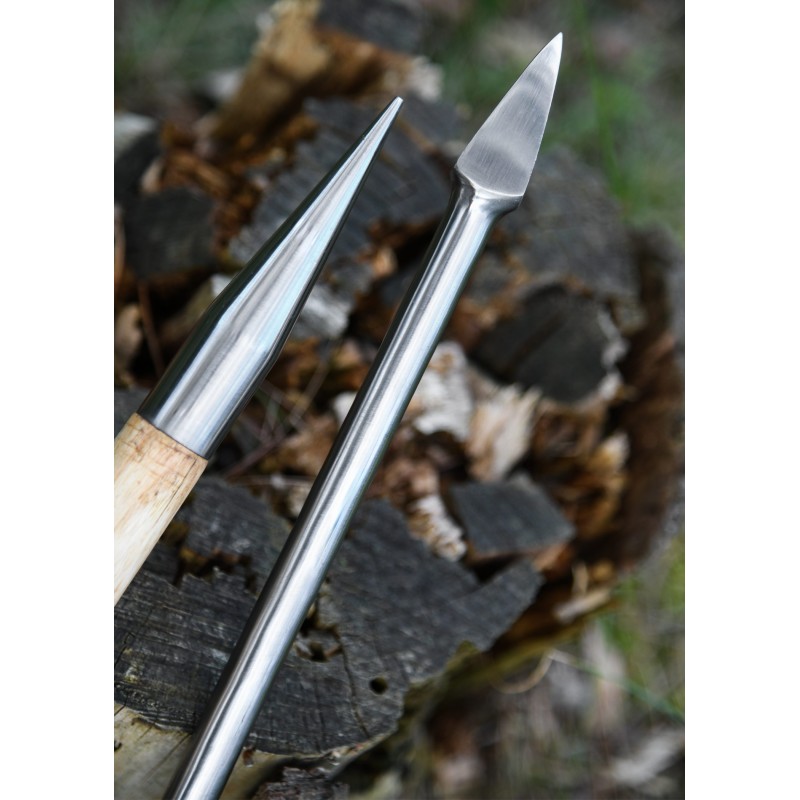 Pilum leggero con asta in legno e punta in ferro incorporata