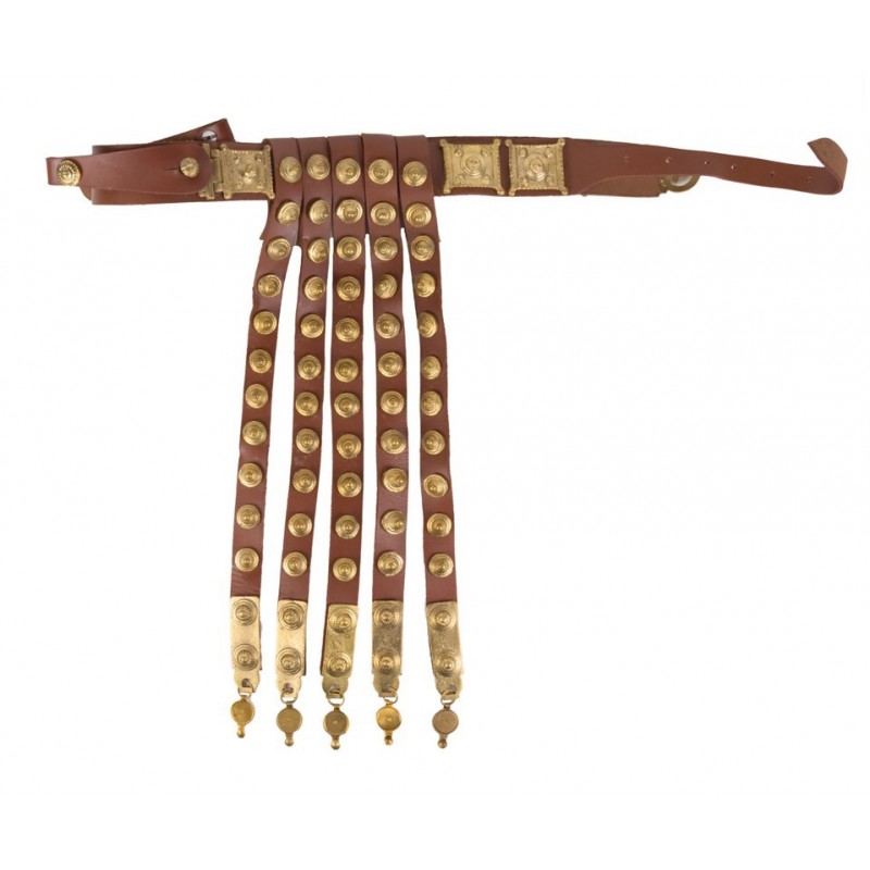 Cinturón Militar Romano Siglo I Con Faldellín