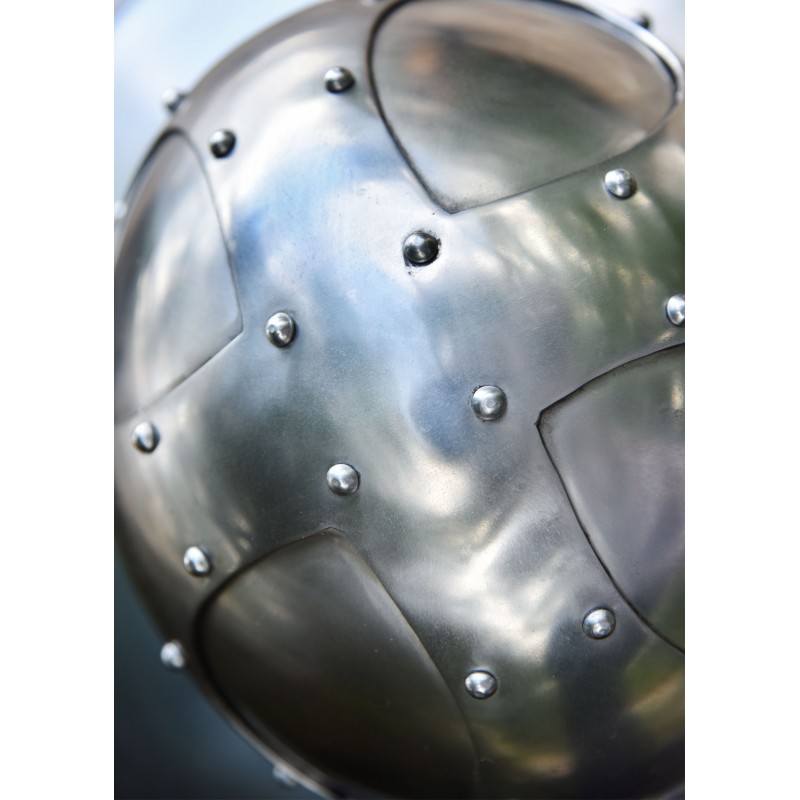 Capelina Medieval Con Carrilleras Casco De Los Peones De Las Mesnadas
